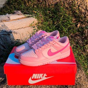 Nike | Shoes | Nike Dunk Low Triple Pink | Poshmark